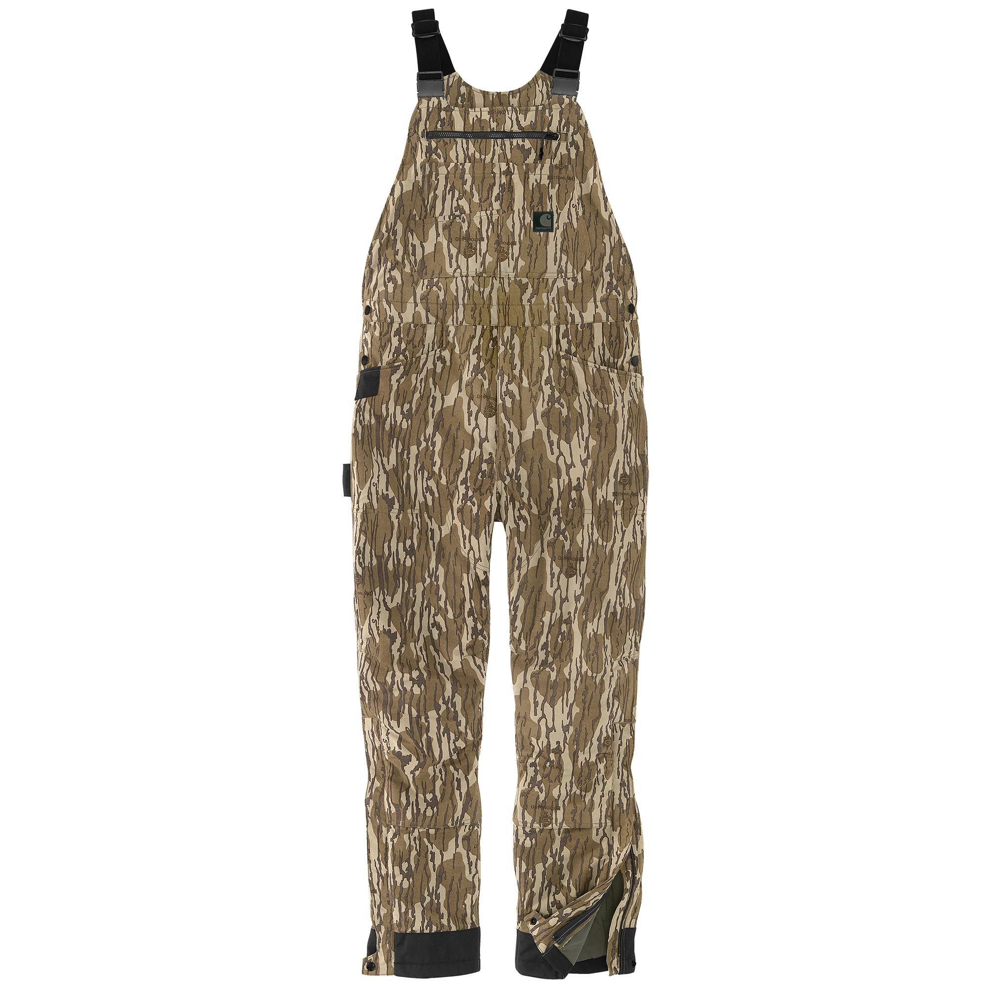 Carhartt Super Dux Relaxed-Fit Insulated Camo Bib Overalls for Men ...